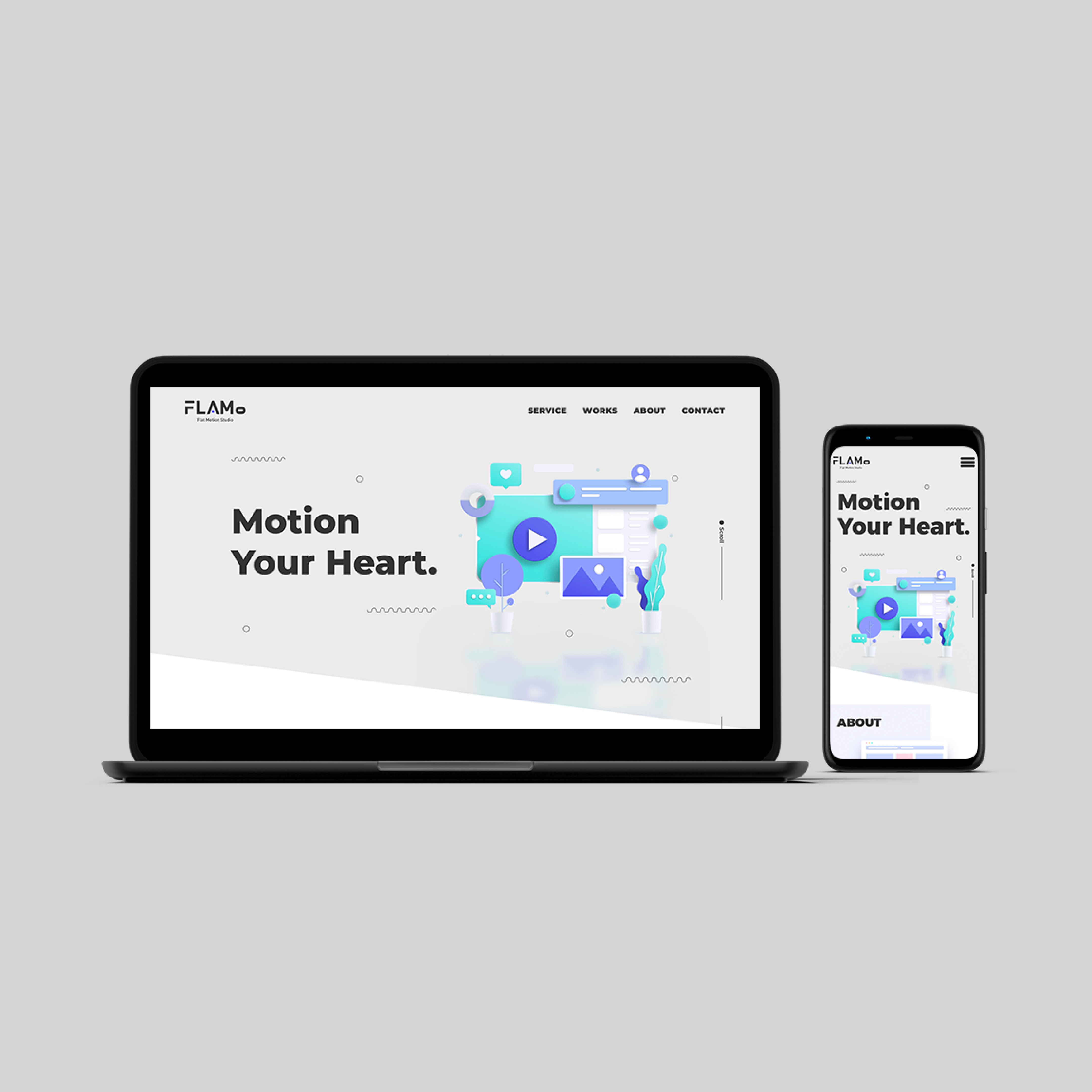 FLAMo WEBサイト | 株式会社YUKASUKE Design